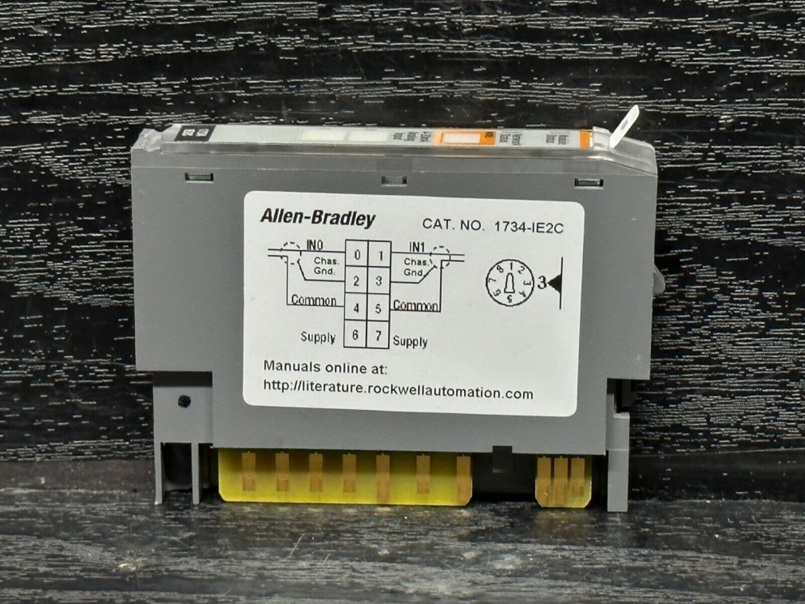 Allen Bradley 1734-IE2C 1734-1E2C Ser C Point I/O Input Module Current ...