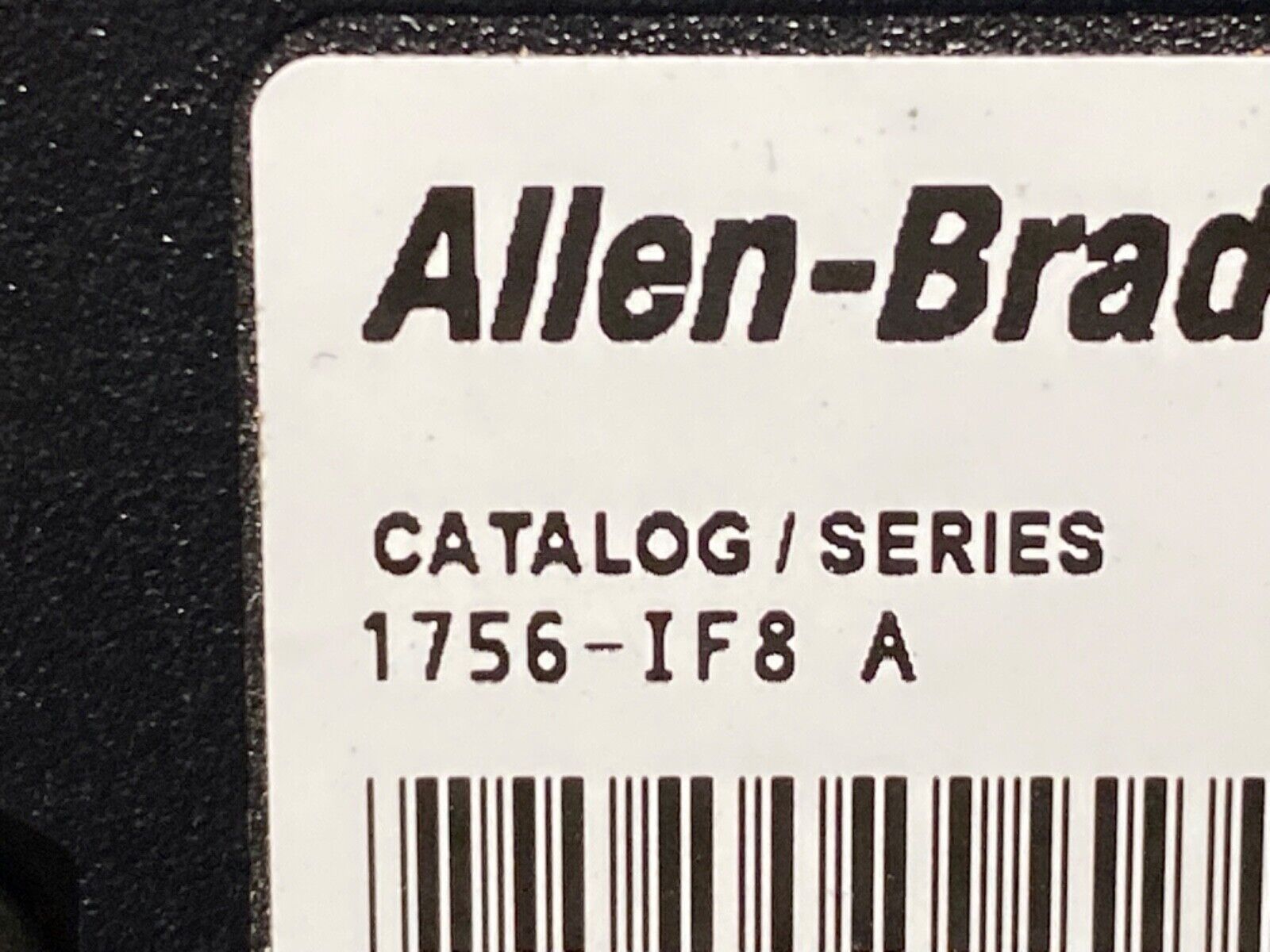 Allen Bradley 1756-IF8 1756-1F8 1756-TBCH ControlLogix Analog Input ...