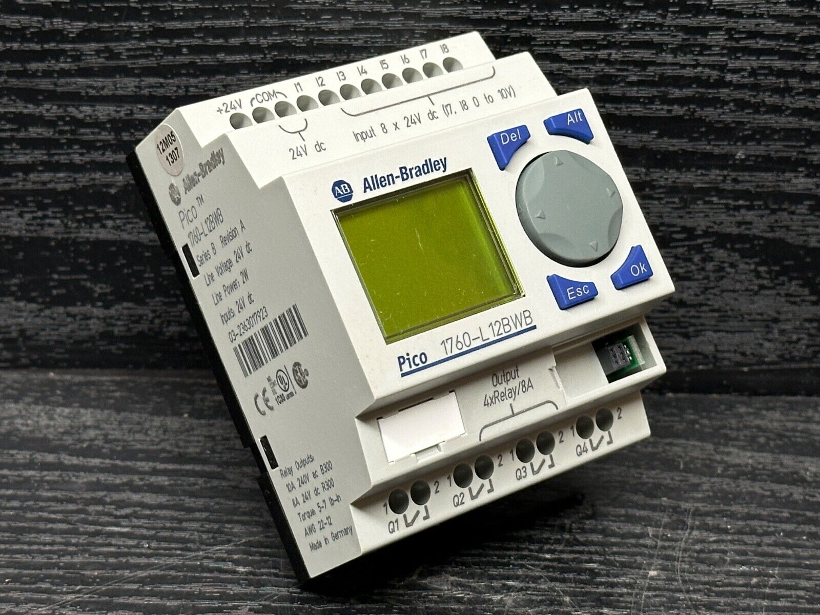Allen Bradley 1760-L12BWB 1760L12BWB Ser B Rev A Pico Controller 24VDC ...